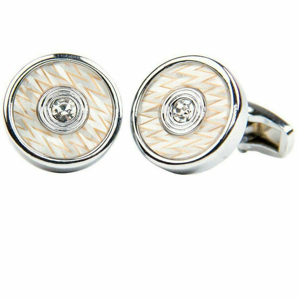 Vittorio Vico Gold & Silver Oversized Cufflinks (CL2000 Series ...
